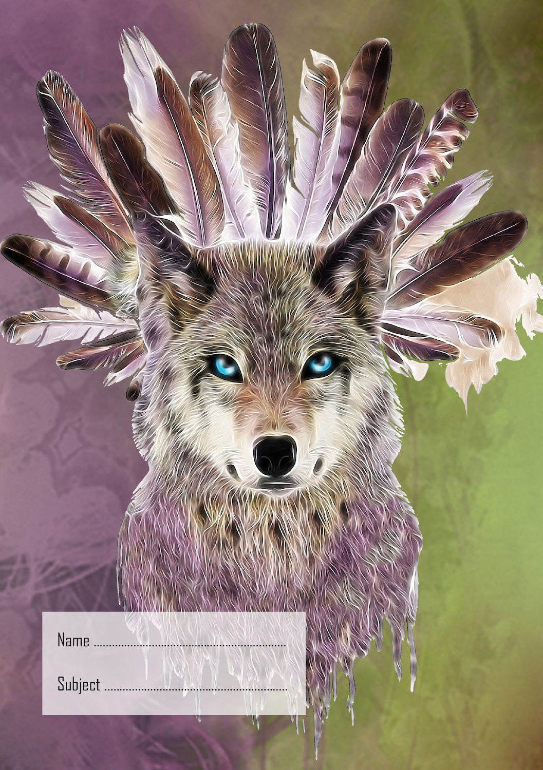 Wolf Exercise Book Cover – Love These Covers